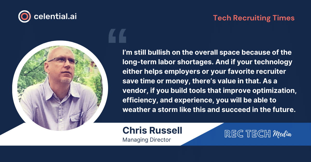 What is happening to the recruiting tech landscape in 2023?